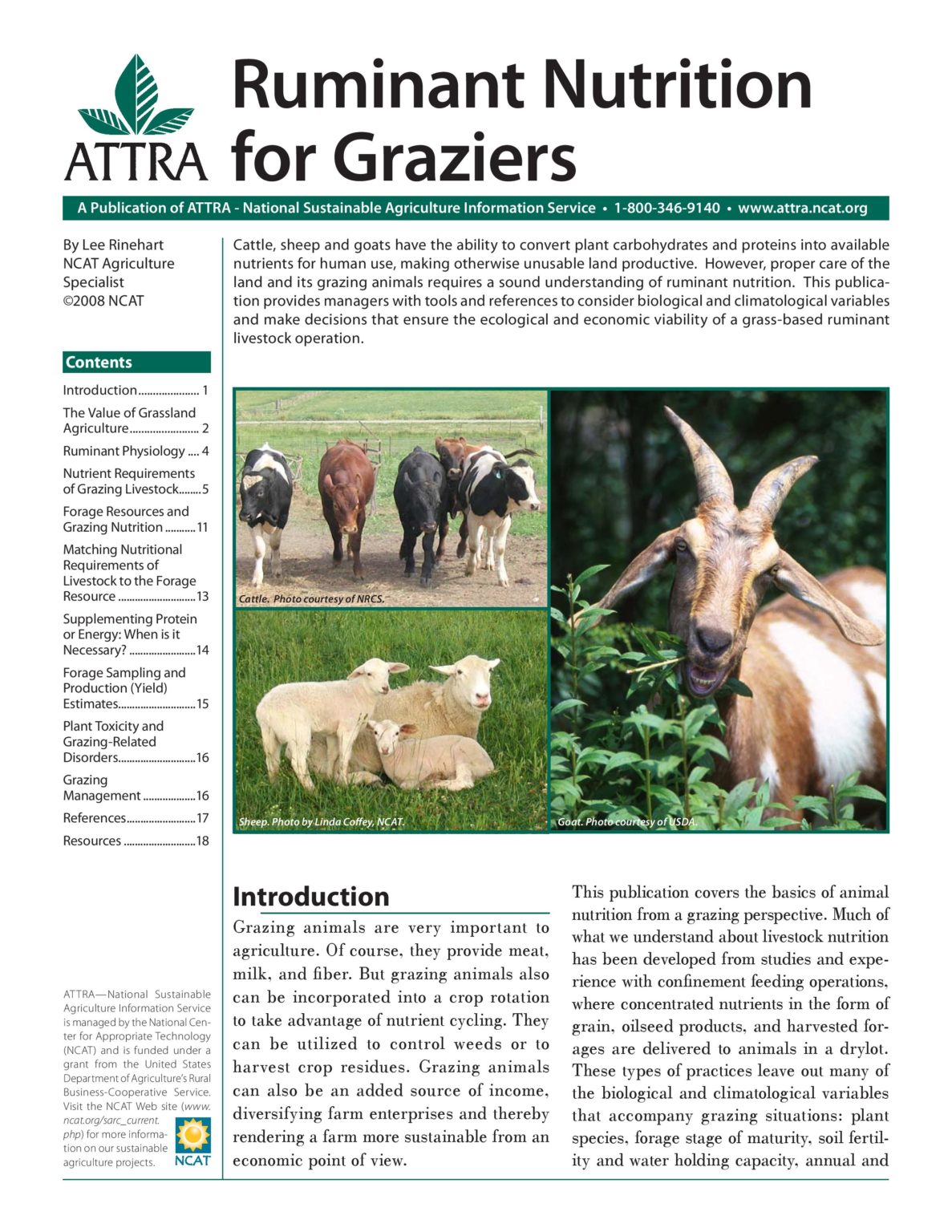 Pasture Project : Ruminant Nutrition for Graziers